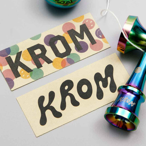 12Y BDAY (iridescent Mini Metal) Kendama, by KROM - YoYoLoco shop
