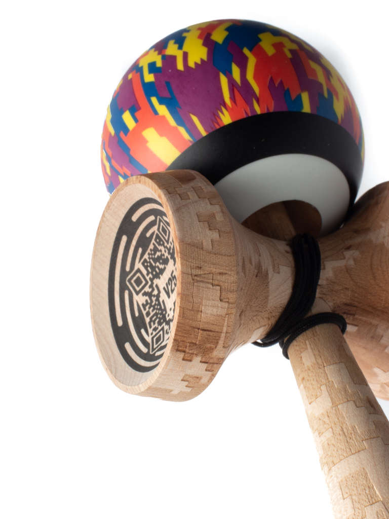 Sweets Lab, Custom Kendama V25 Camo, Digital Sunset - YoYoLoco